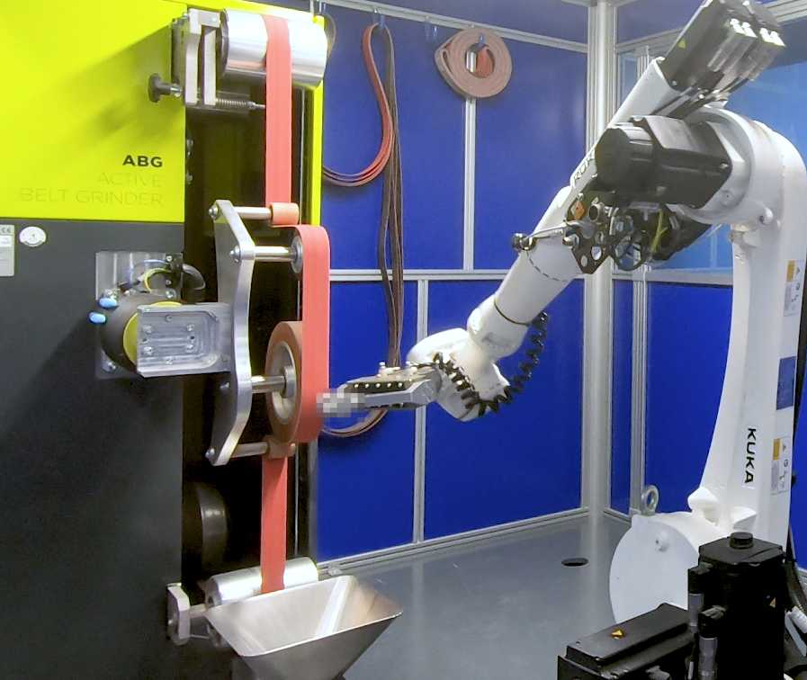Knee implant grinding - Croom Medical - FerRobotics
